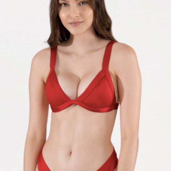 Oneone | Swim | Oneone Swimwear Kameron Top Cherry Size S | Poshmark